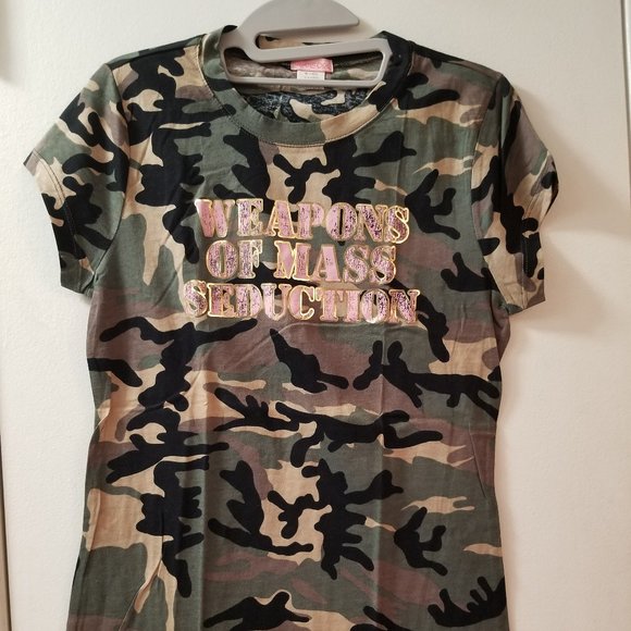 Ransom | Tops | Camo Weapons Of Mass Seduction Short Sleeve Tee With ...